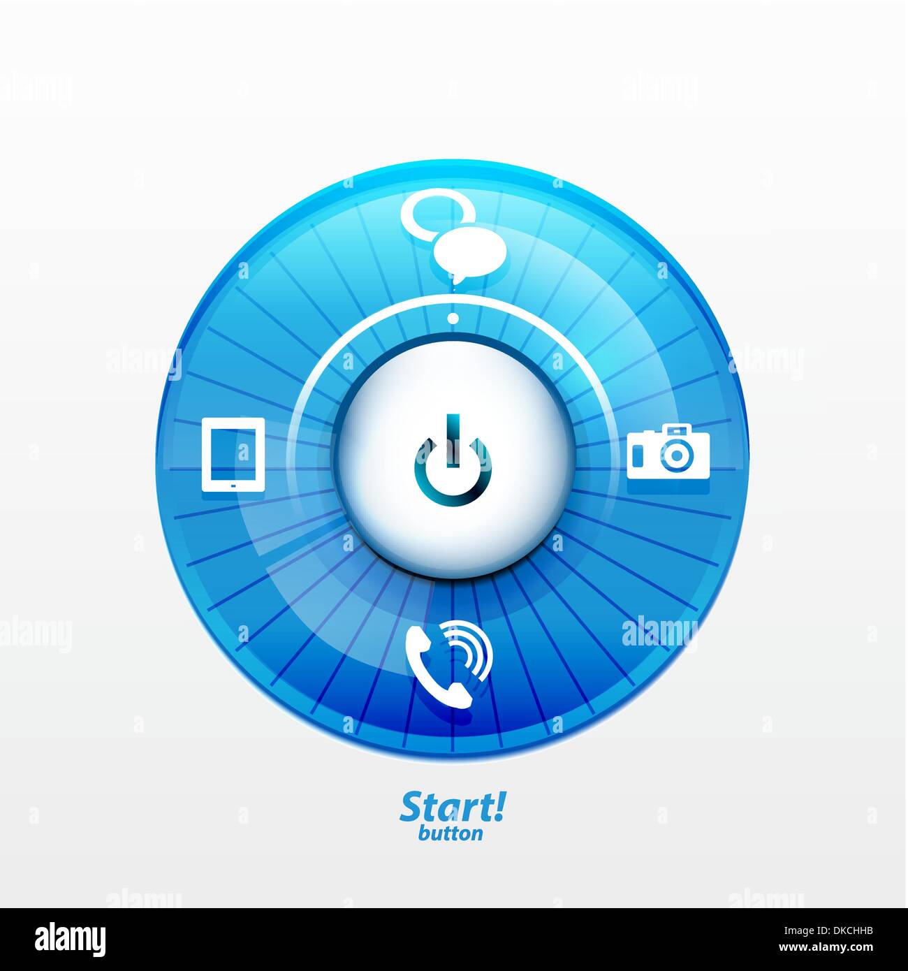 Power button. Vector eps10 illustration Stock Vector Image & Art - Alamy
