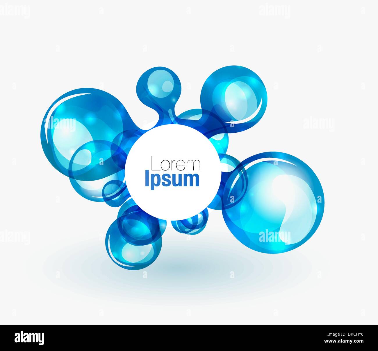 Abstarct glossy water shape design Stock Vector Image & Art - Alamy