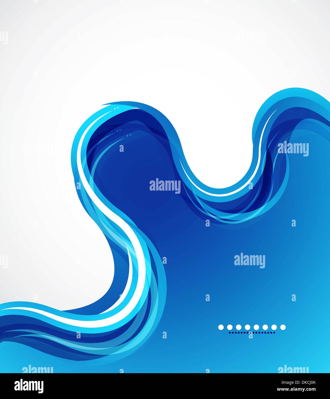 Vector illustration of blue wave Stock Vector Image & Art - Alamy