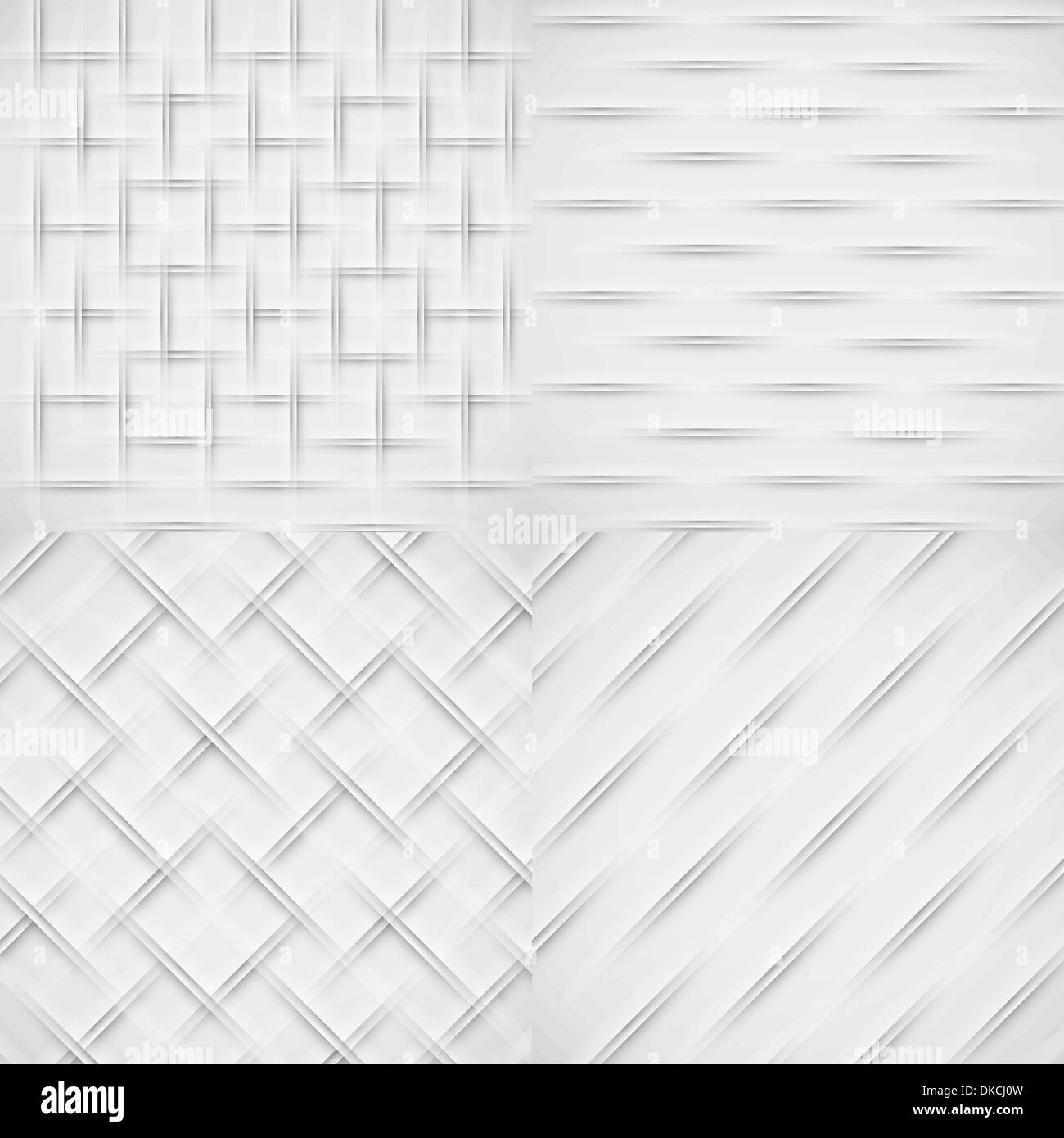 Vector illustration of white pattern collection Stock Vector Image ...