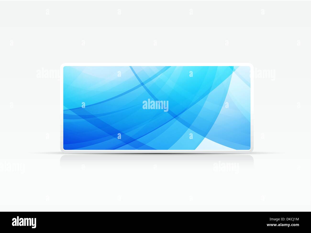 Vector abstract banner design. Blue color Stock Vector Image & Art - Alamy