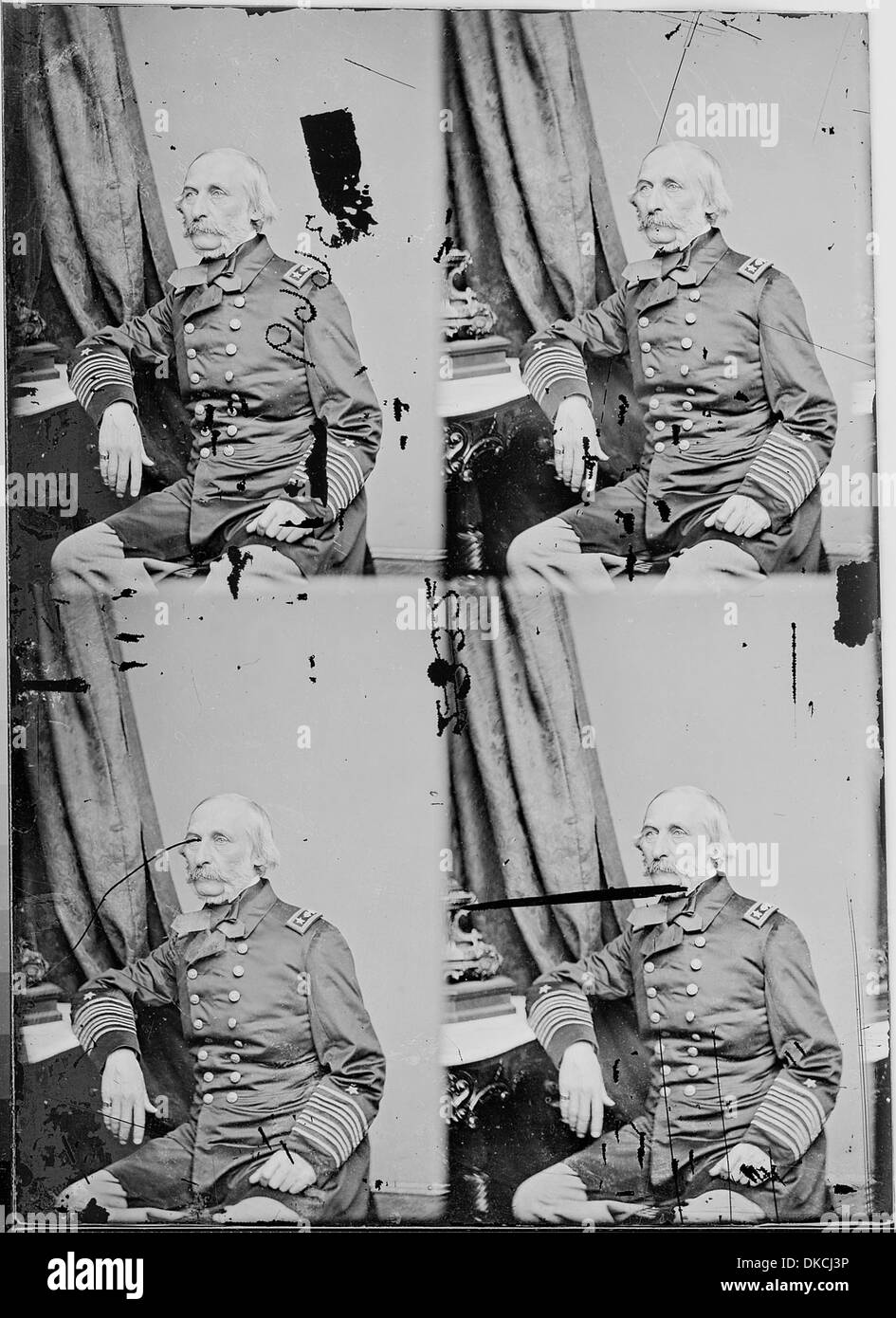 A portrait of a naval officer, capturing the formal attire and ...