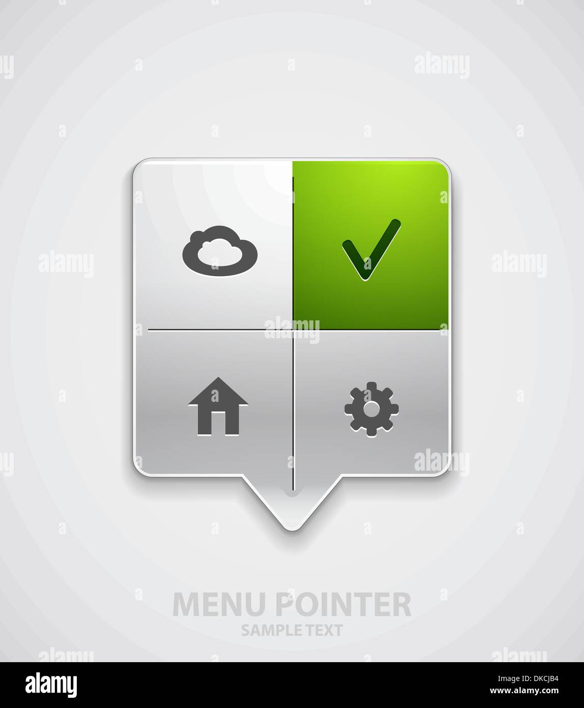 Modern menu pointer. Vector eps10 illustration Stock Vector Image & Art ...