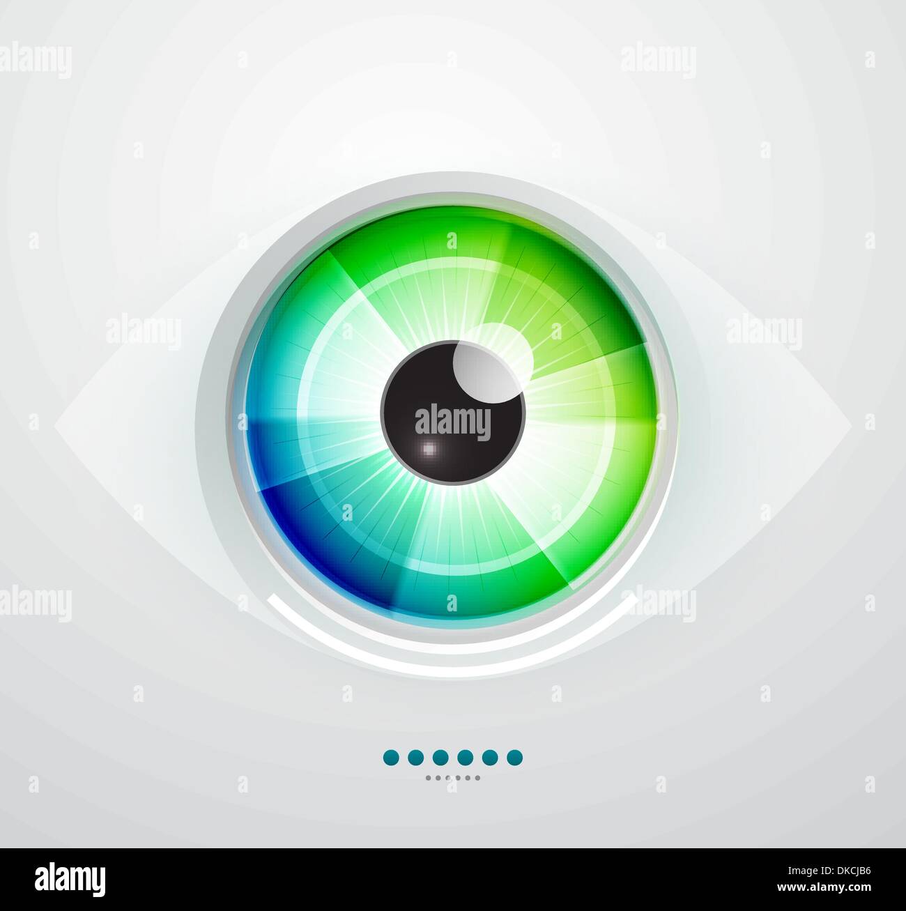 Vector color eye design. Hi-tech concept Stock Vector Image & Art - Alamy