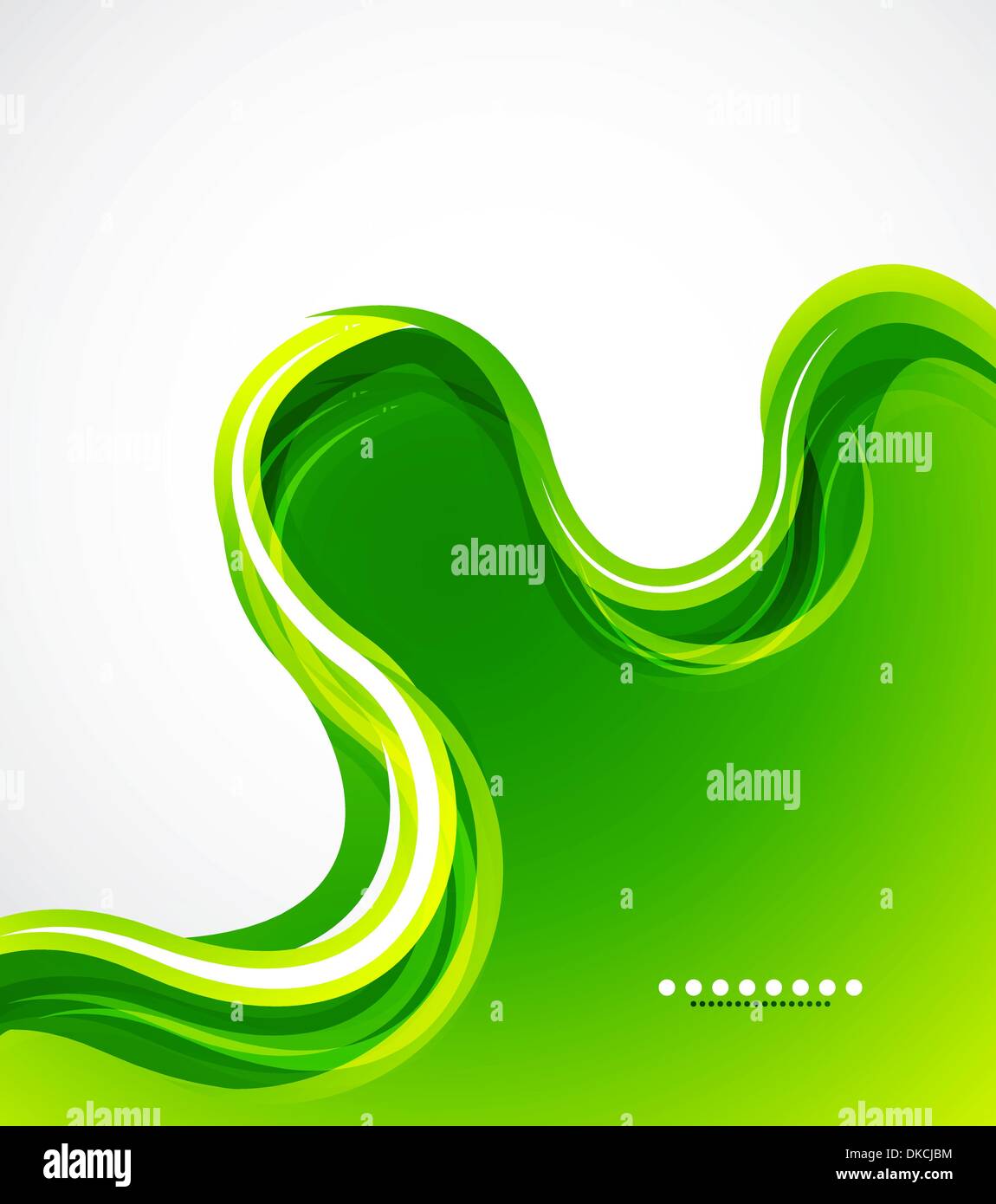 Vector illustration of green wave Stock Vector Image & Art - Alamy