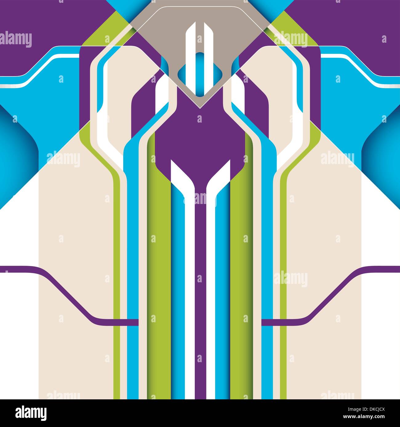 Abstract futuristic illustration Stock Vector Image & Art - Alamy