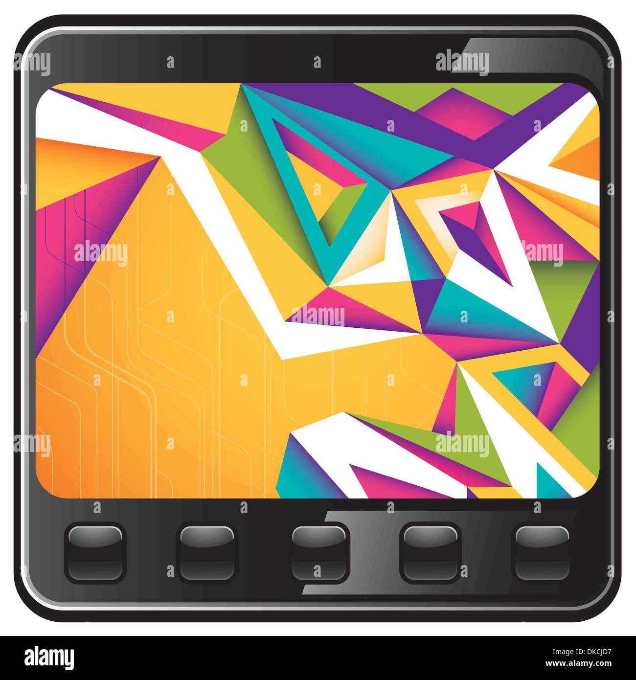 Abstract technology banner Stock Vector Image & Art - Alamy