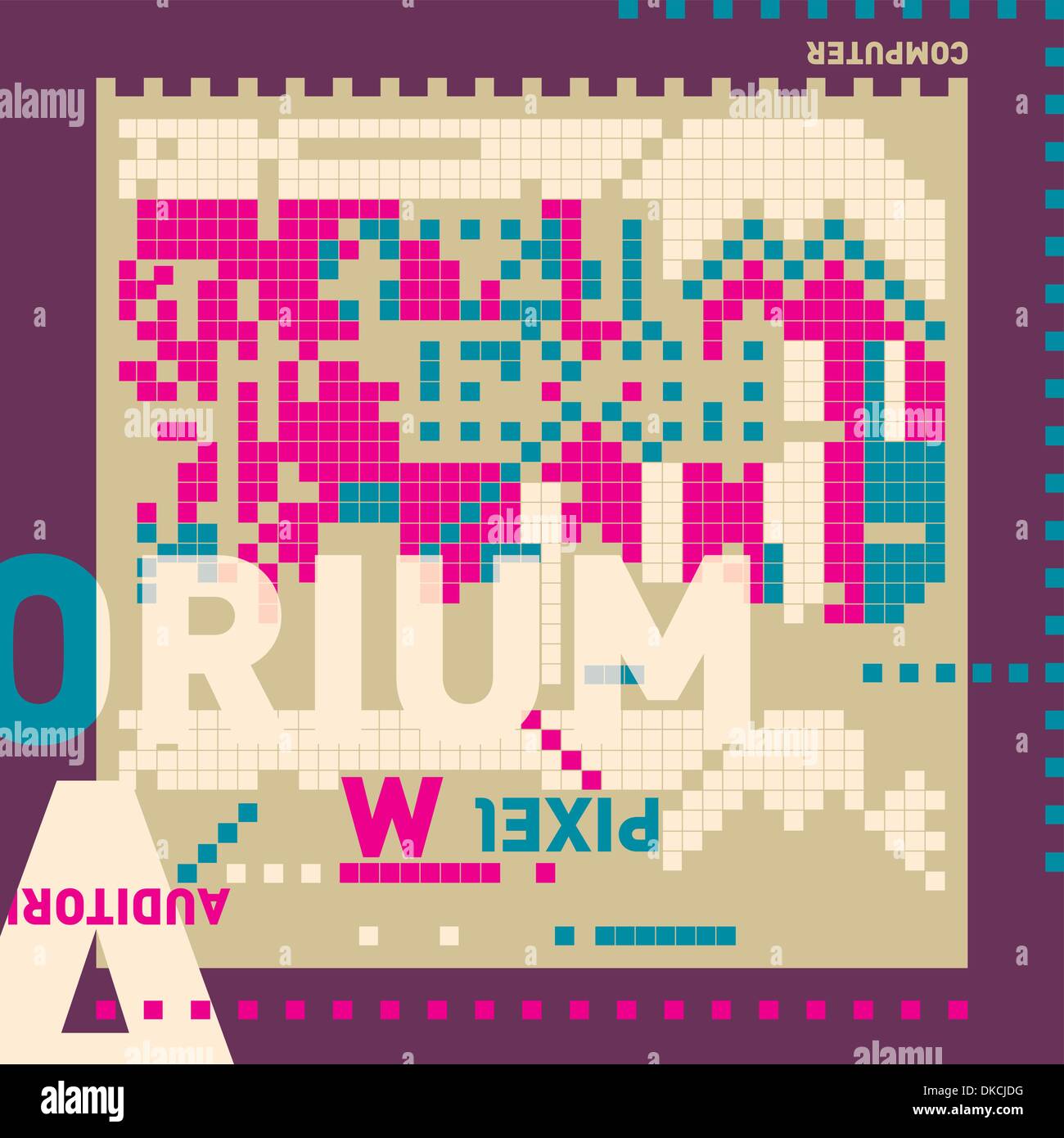 Electronic abstraction Stock Vector Images - Alamy