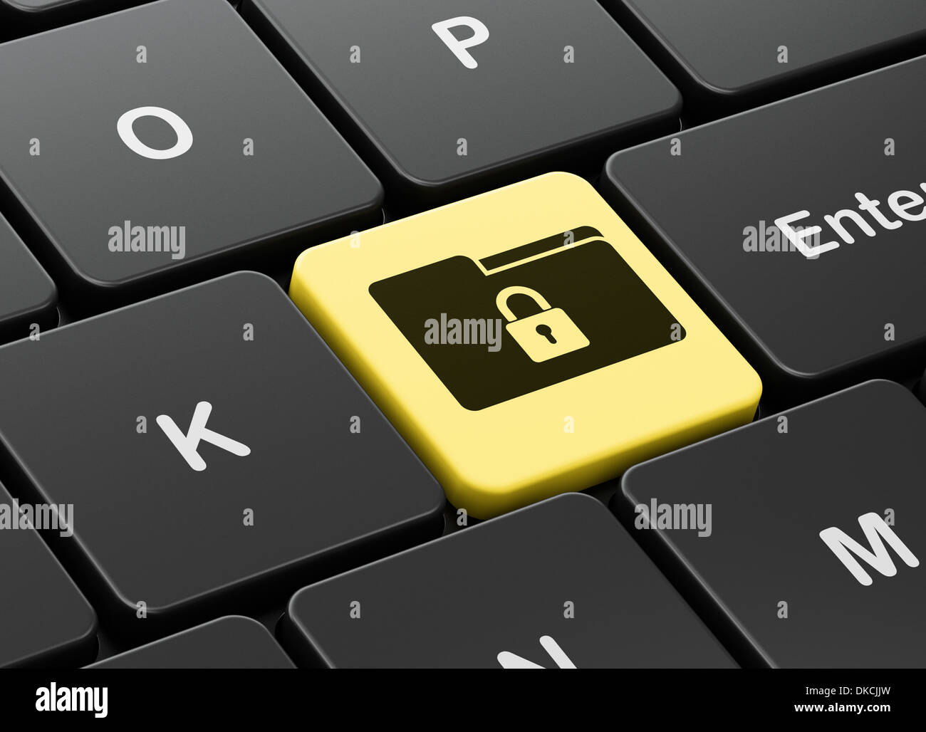 Business concept: Folder With Lock on keyboard background Stock Photo ...