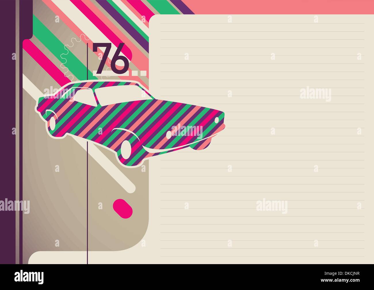 Colorful retro layout Stock Vector Image & Art - Alamy