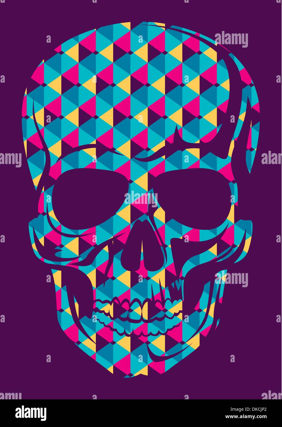 Conceptual human skull Stock Vector Image & Art - Alamy