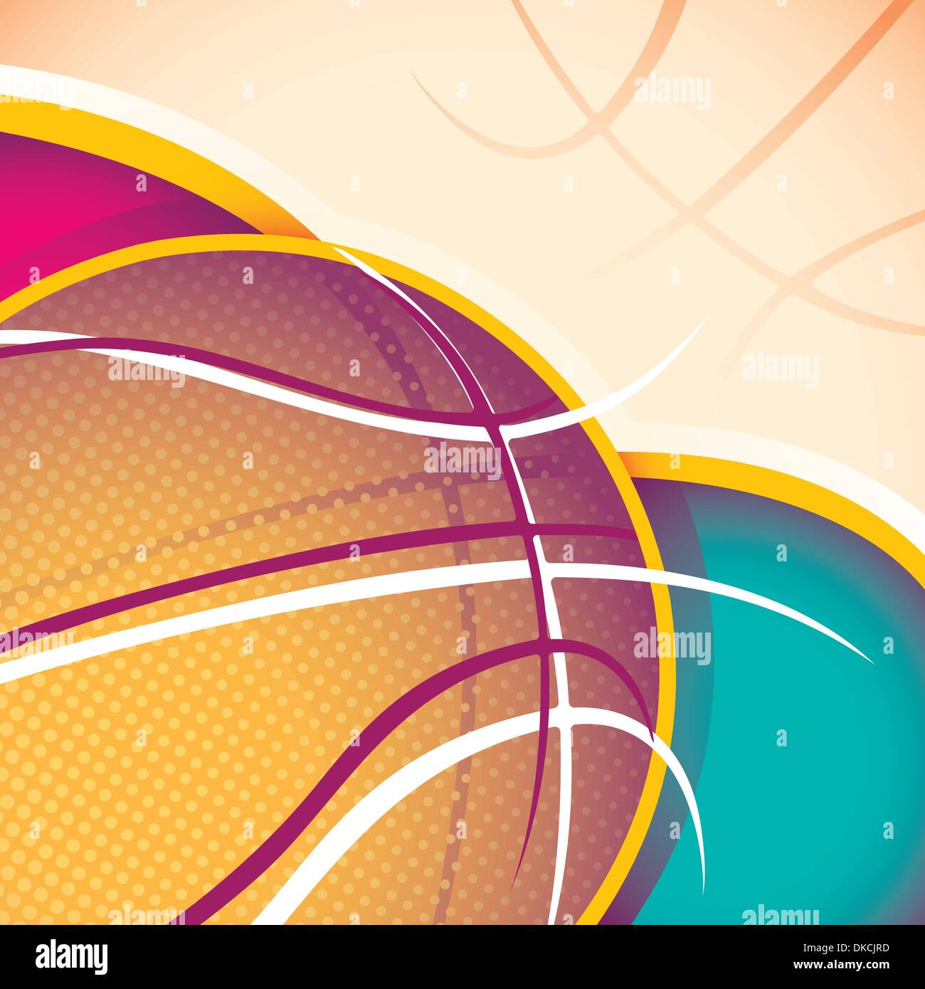 Illustrated basketball banner Stock Vector Image & Art - Alamy