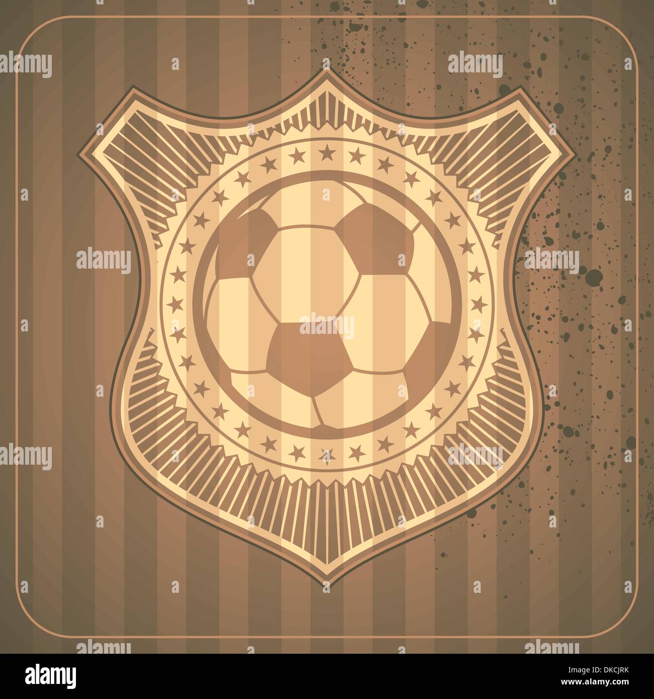 Football crest Stock Vector Images - Alamy