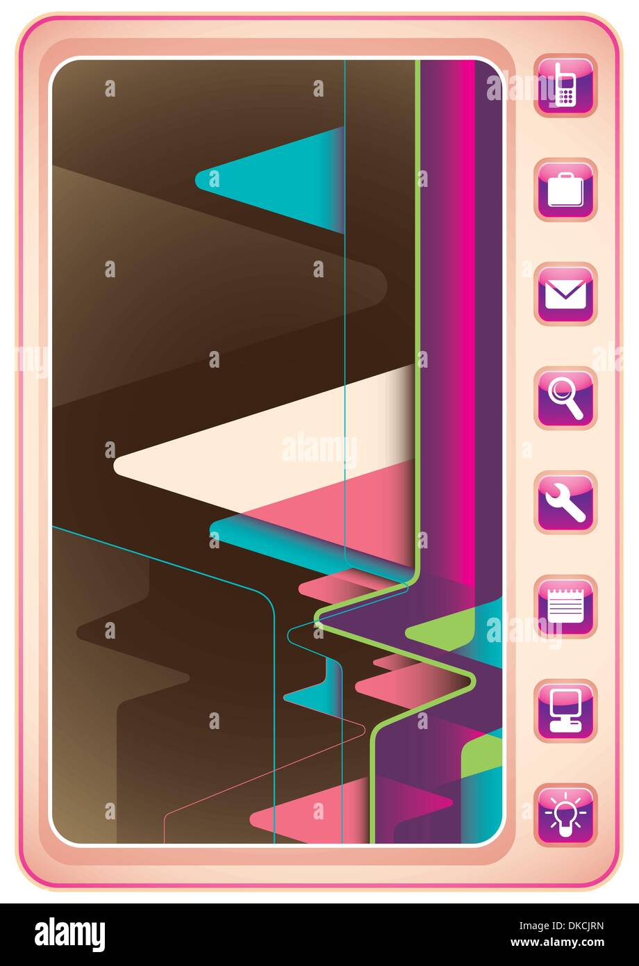 Illustrated technology Stock Vector Images - Alamy