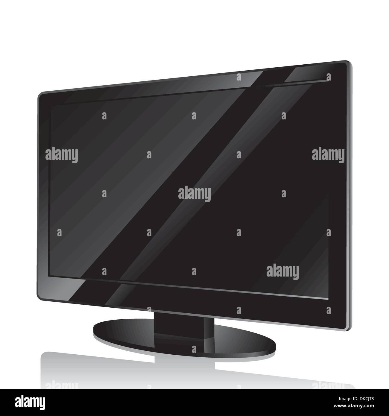 Lcd tv illustration Stock Vector Image & Art - Alamy