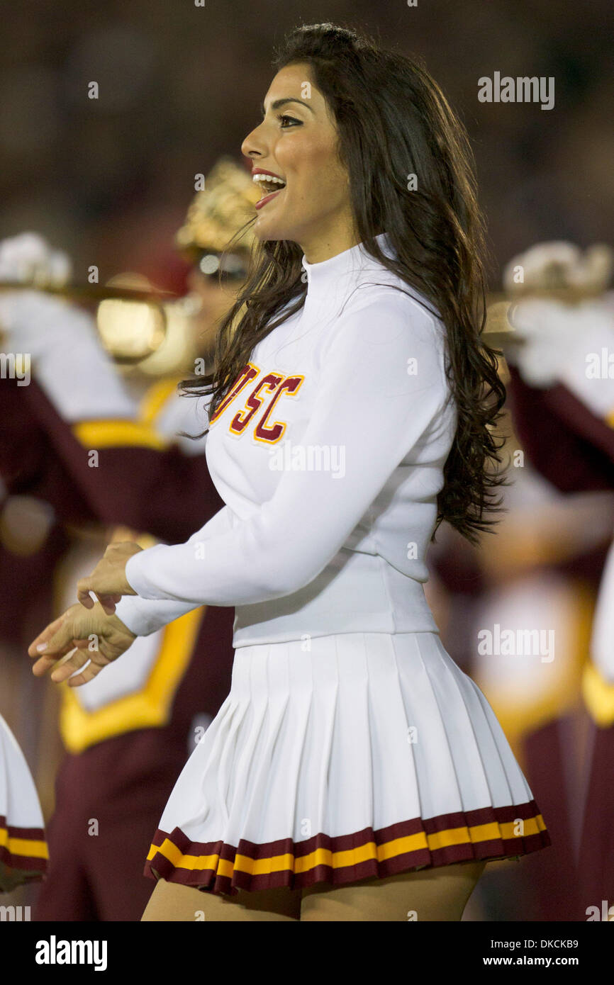 Oct. 22, 2011 - South Bend, Indiana, U.S - USC Song Girls perform ...