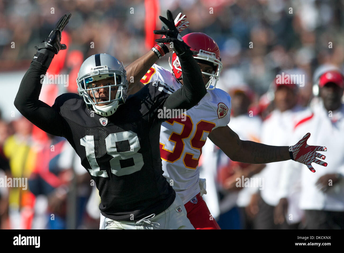 Oakland raiders wide receiver louis murphy hi-res stock photography and ...