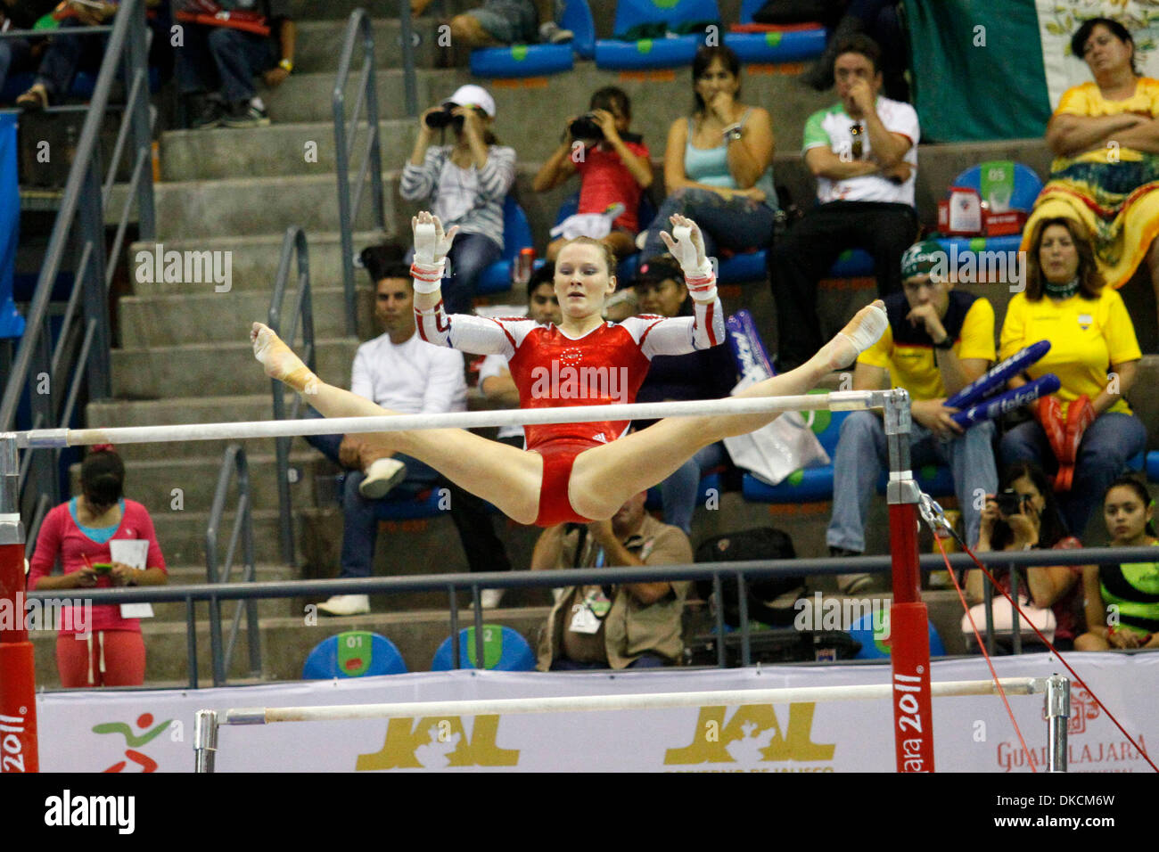 Oct. 24, 2011 - Guadalajara, Jalisco, Mexico - USA gymnast BRIDGET ...