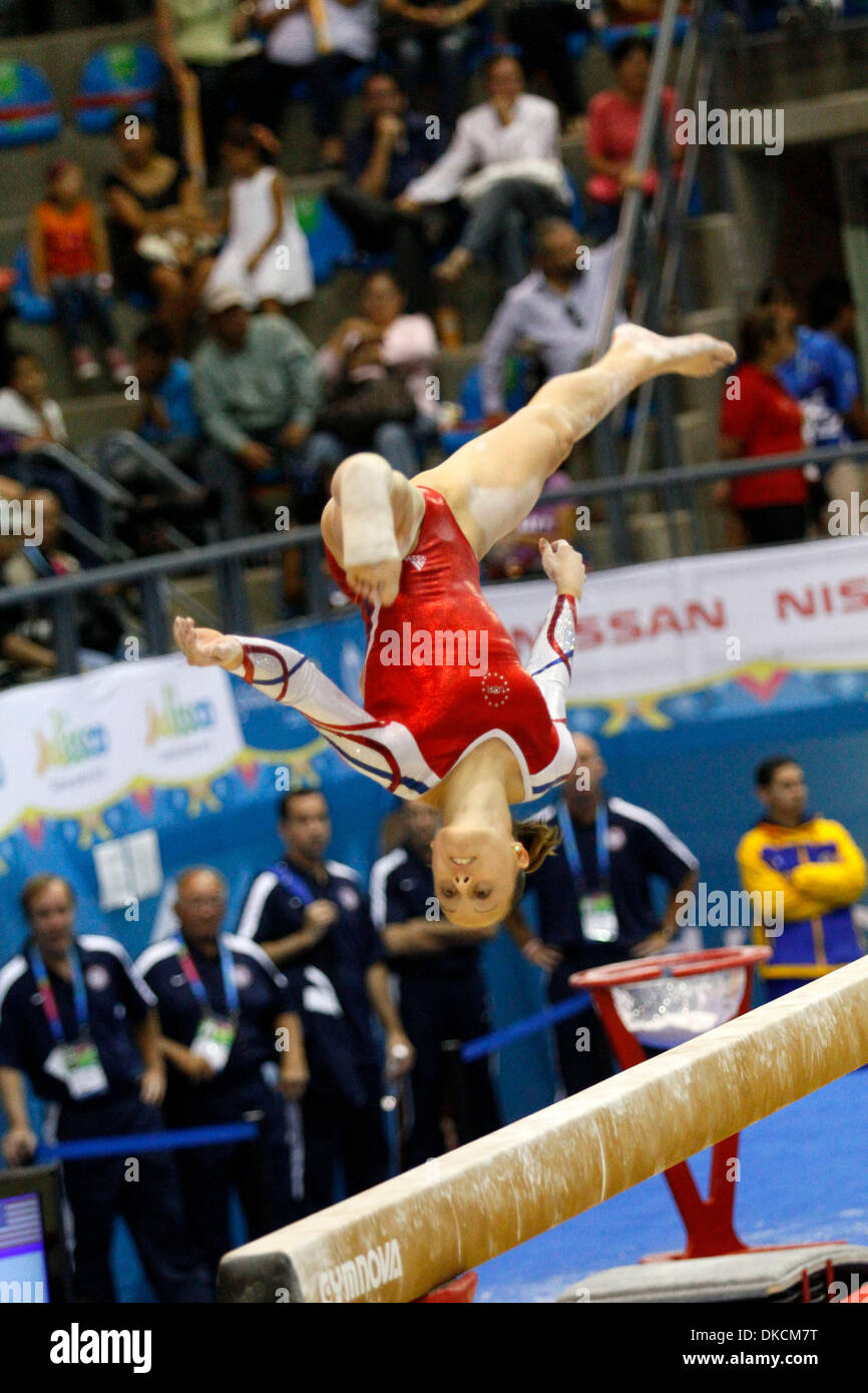 Oct. 24, 2011 - Guadalajara, Jalisco, Mexico - USA gymnast GRACE ...