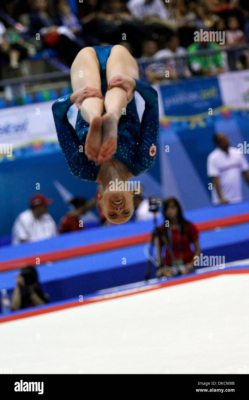 Oct. 24, 2011 - Guadalajara, Mexico - Mikaela Dawn Gerber competes for ...