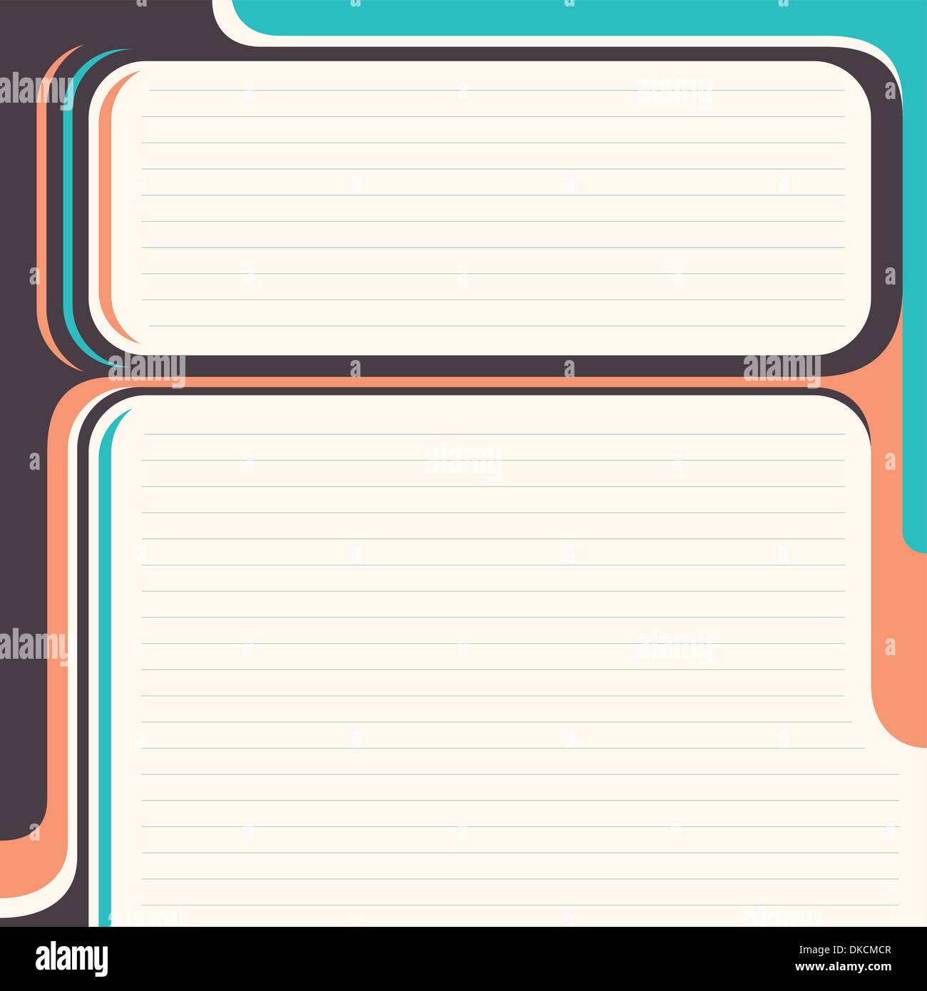 Retro designed layout Stock Vector Image & Art - Alamy