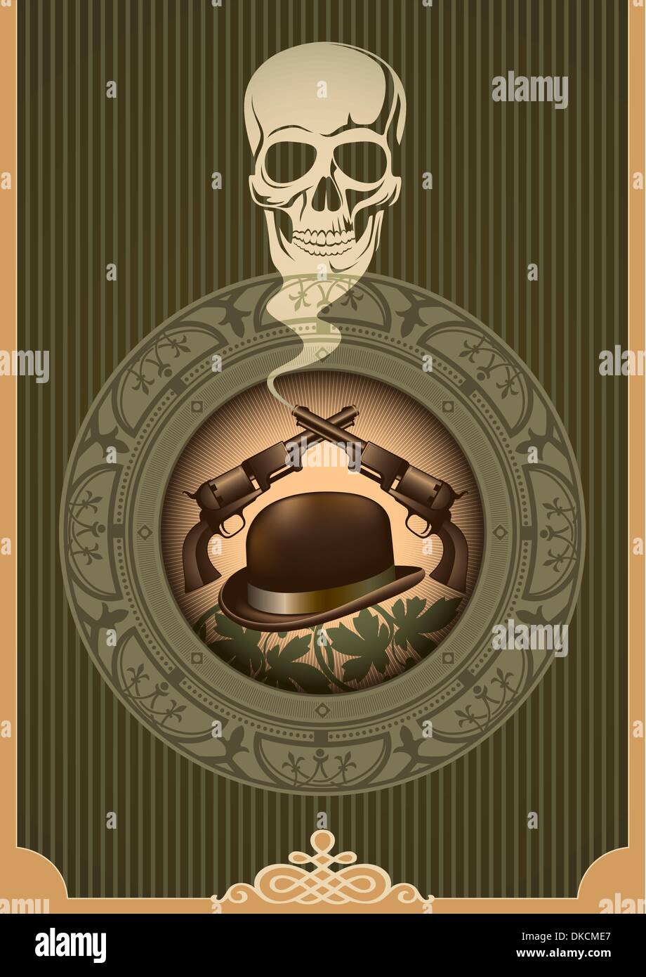 Vintage wild west poster Stock Vector Image & Art - Alamy