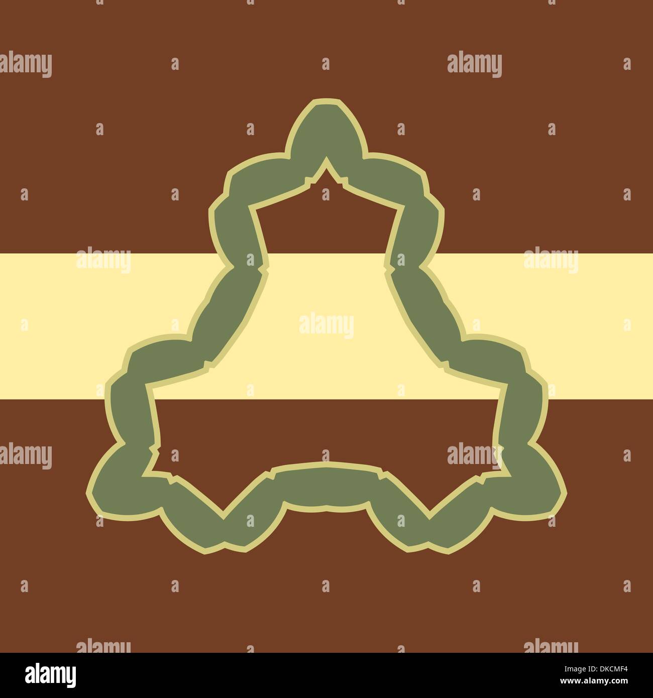 Brown Vector background and frame with sample text, for invitation or ...