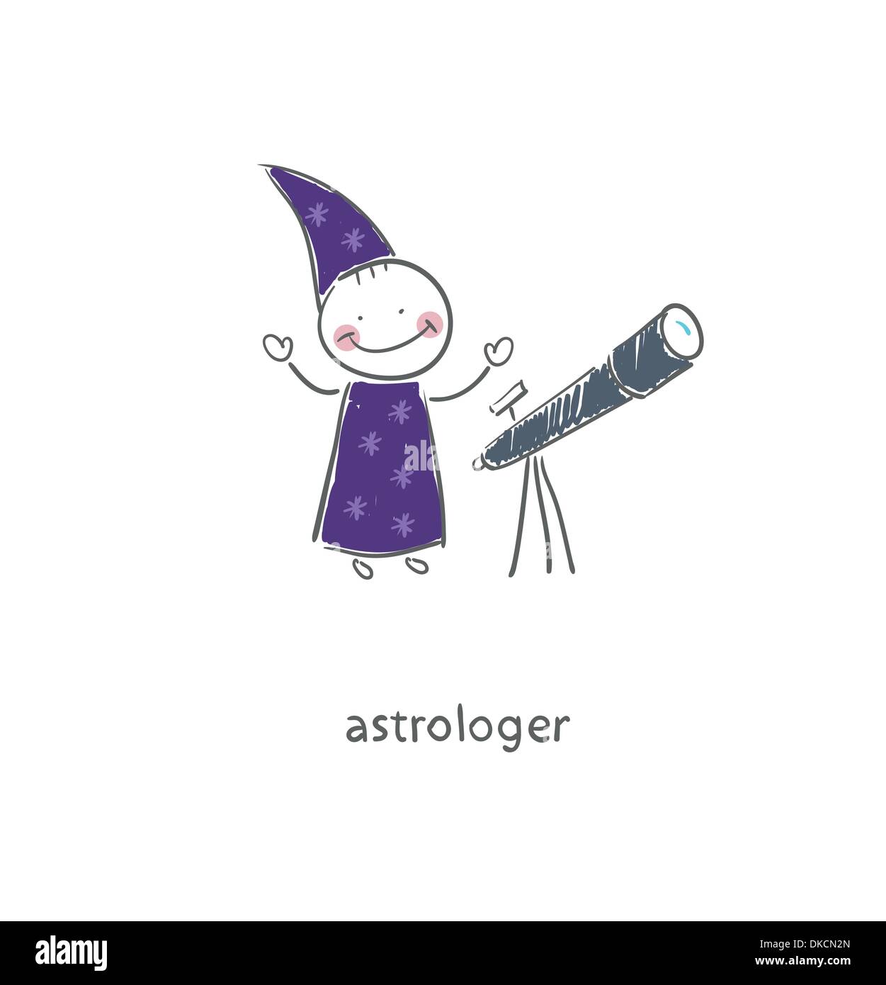 Astrologer Stock Vector Images - Alamy