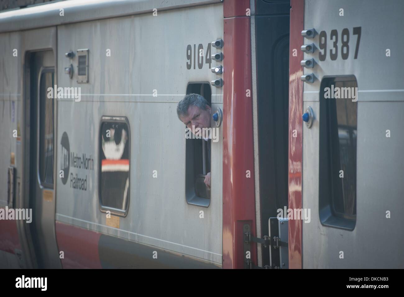 Metro north conductor hi-res stock photography and images - Alamy