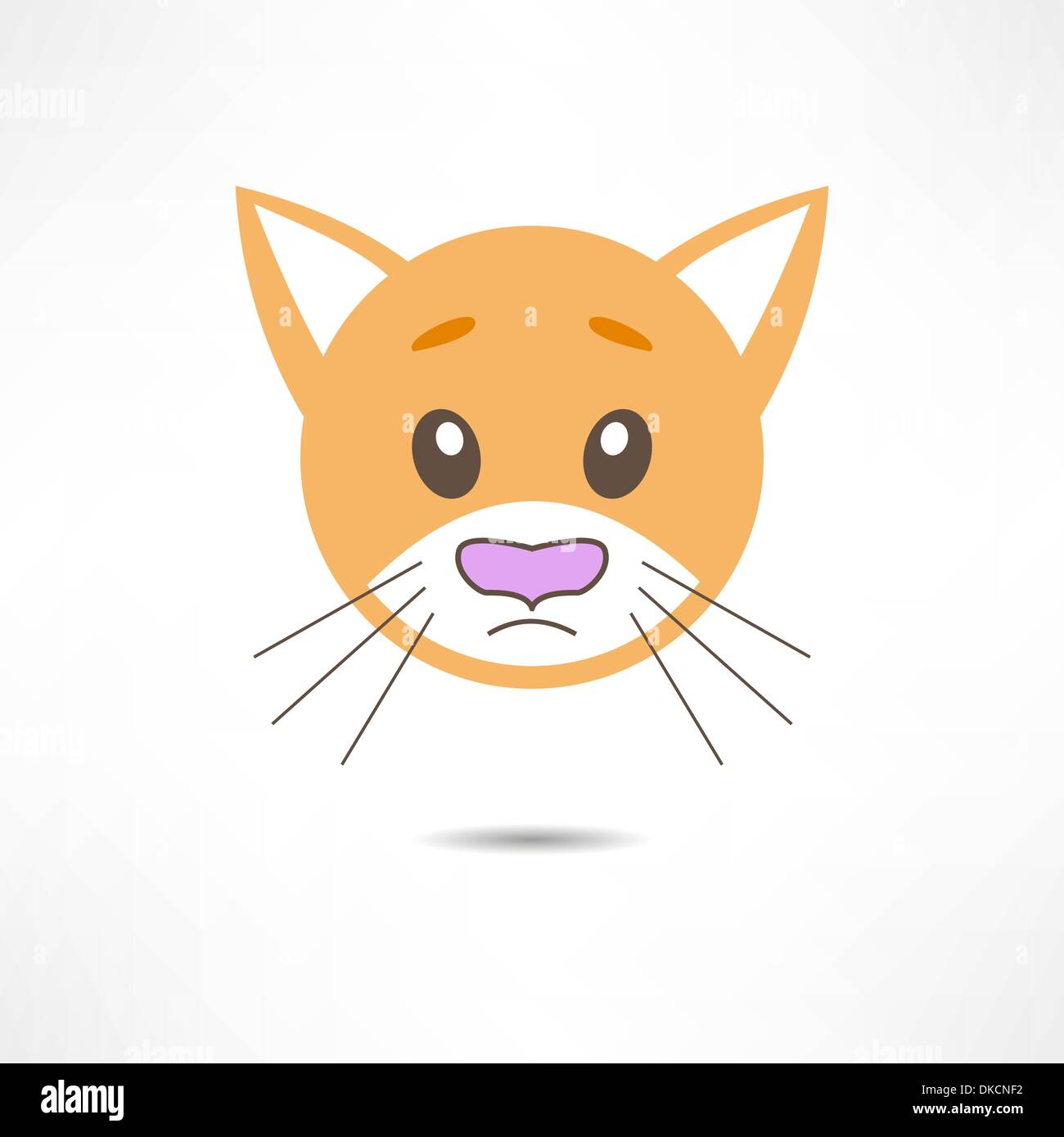 Sad kitten Stock Vector Images - Alamy