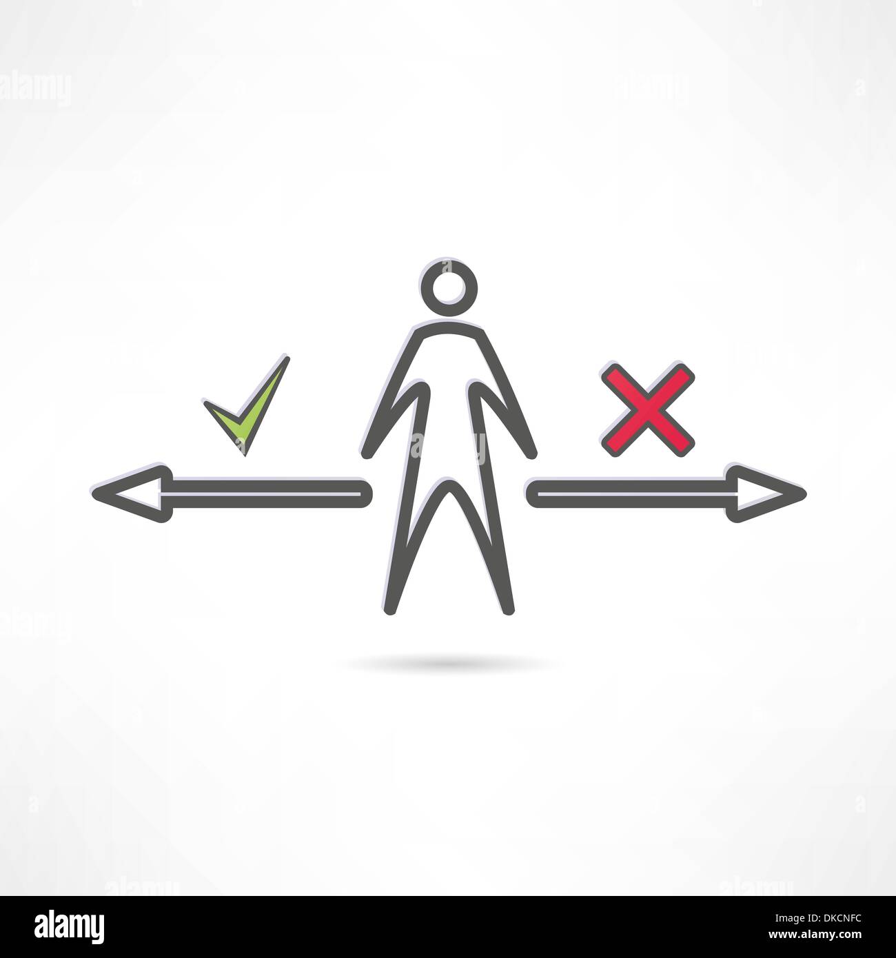 Choose the direction icon Stock Vector Image & Art - Alamy