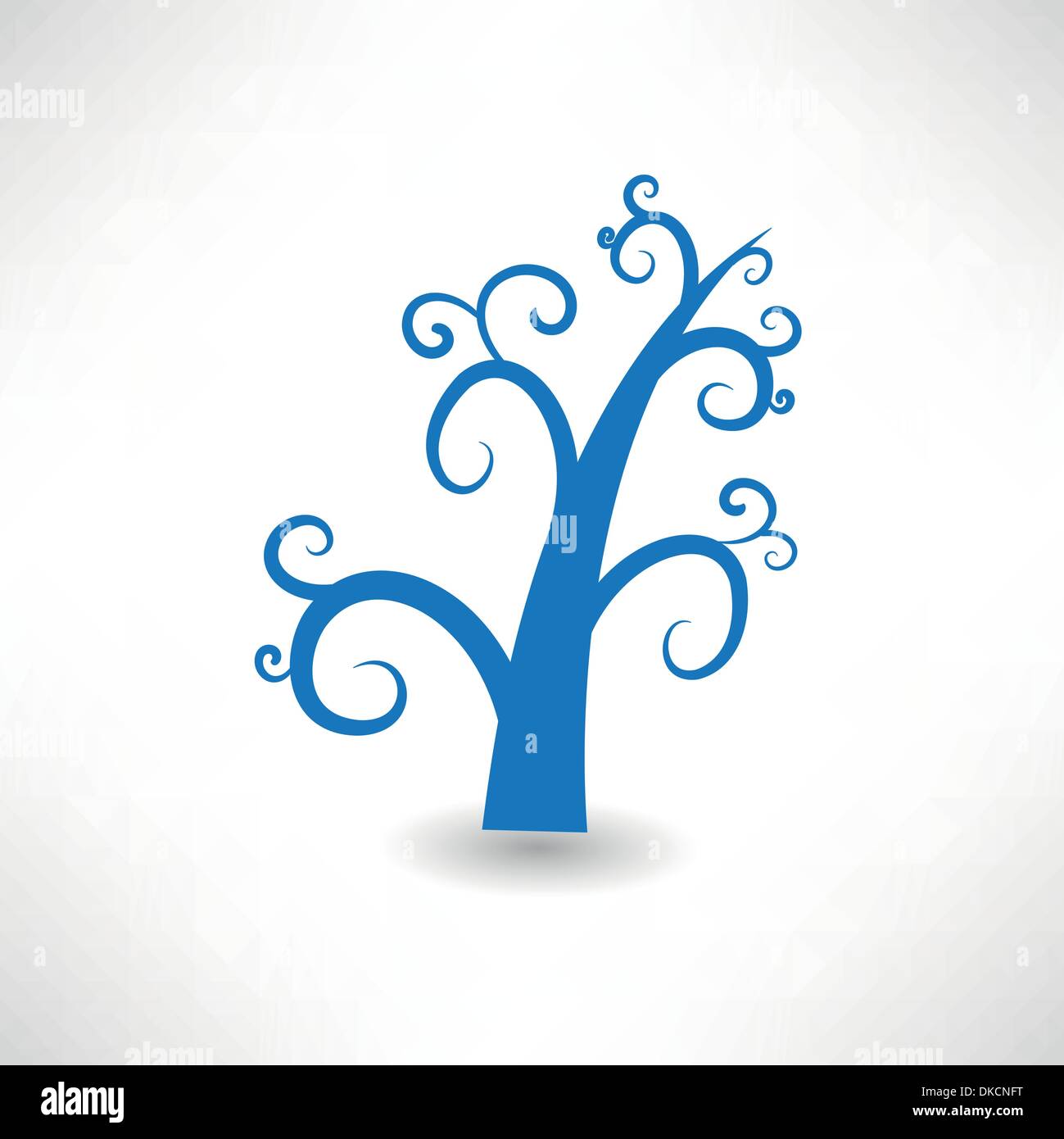 The old apple tree Stock Vector Images - Alamy