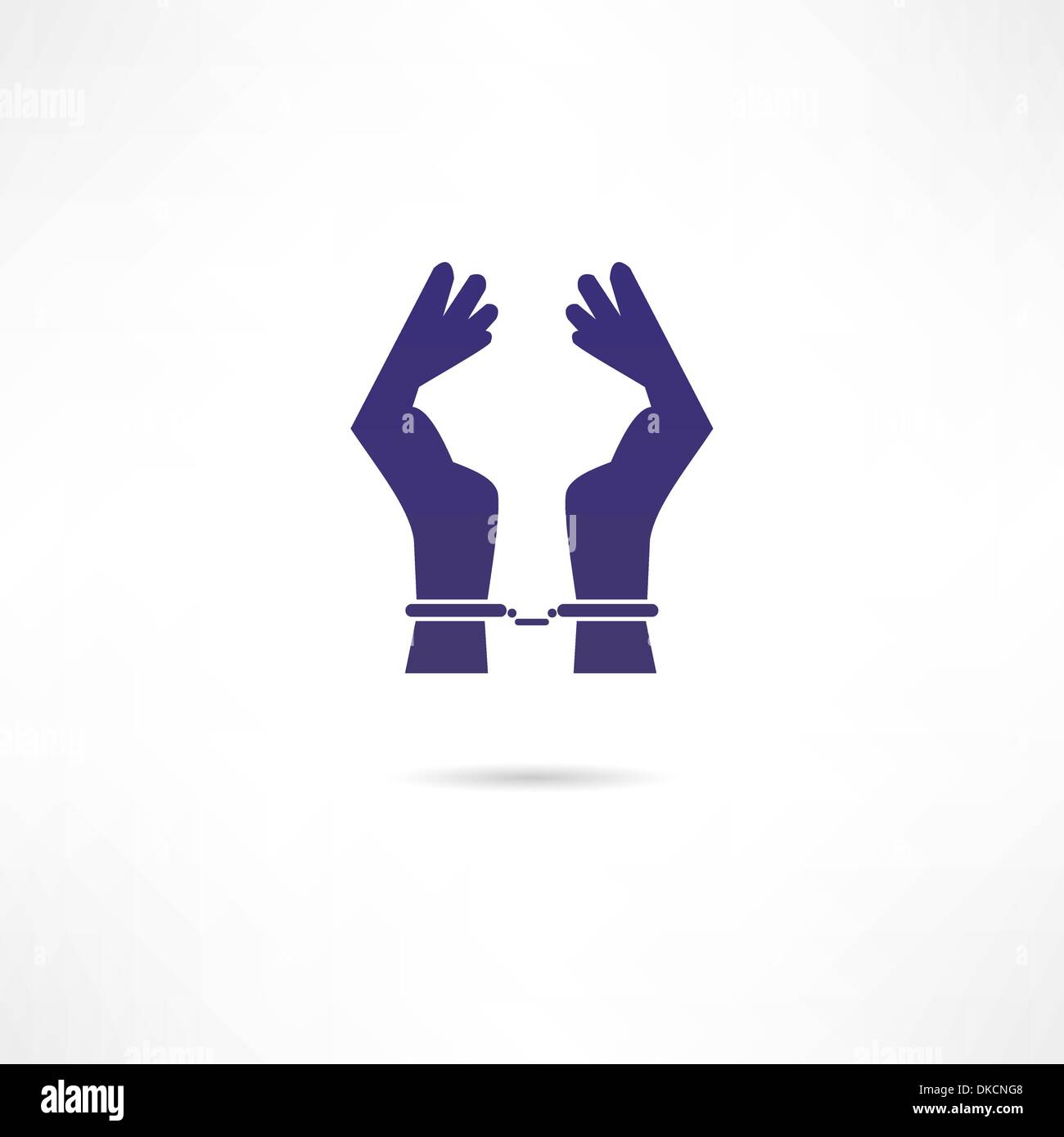 Hands in handcuffs icon Stock Vector Image & Art - Alamy