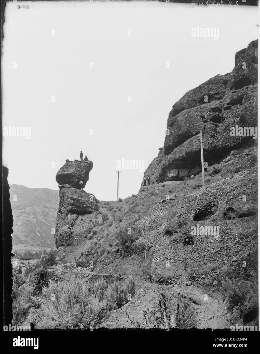 Pulpit Rock, located at the mouth of Echo Canyon in Summit County, Utah ...