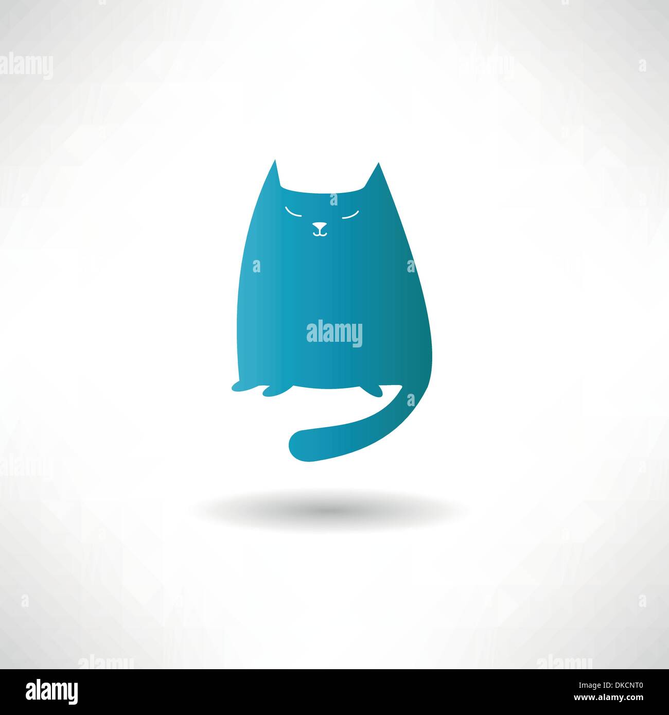 Blue eye cat Stock Vector Images - Alamy