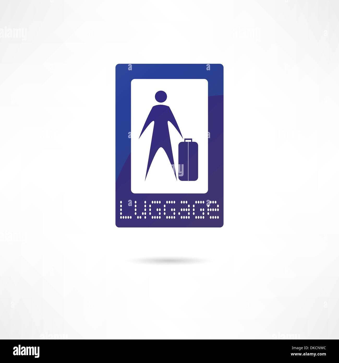 Plane luggage tag Stock Vector Images - Alamy