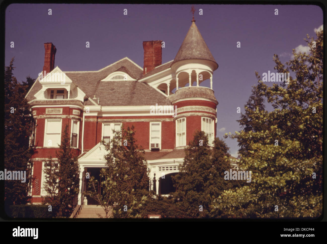 This photo shows the restoration of a late 19th-century Victorian ...