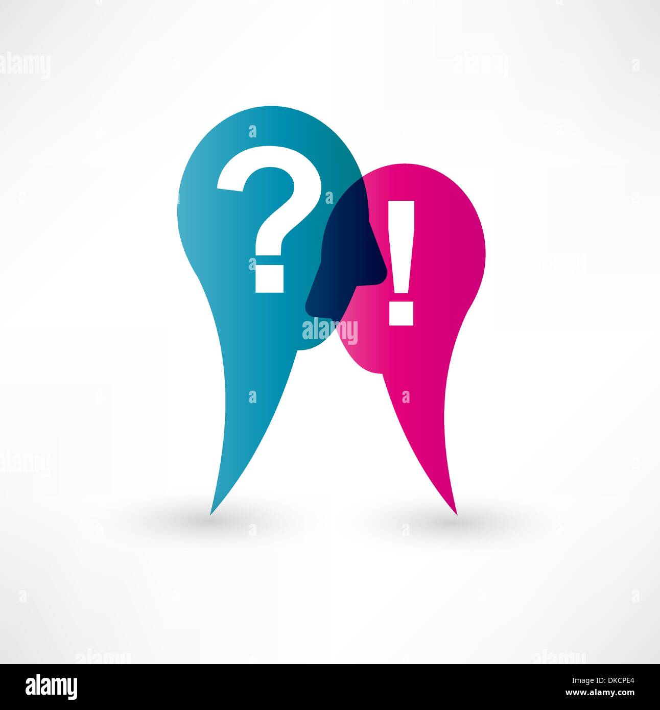 Exclamation mark and question mark icon Stock Vector Image & Art - Alamy