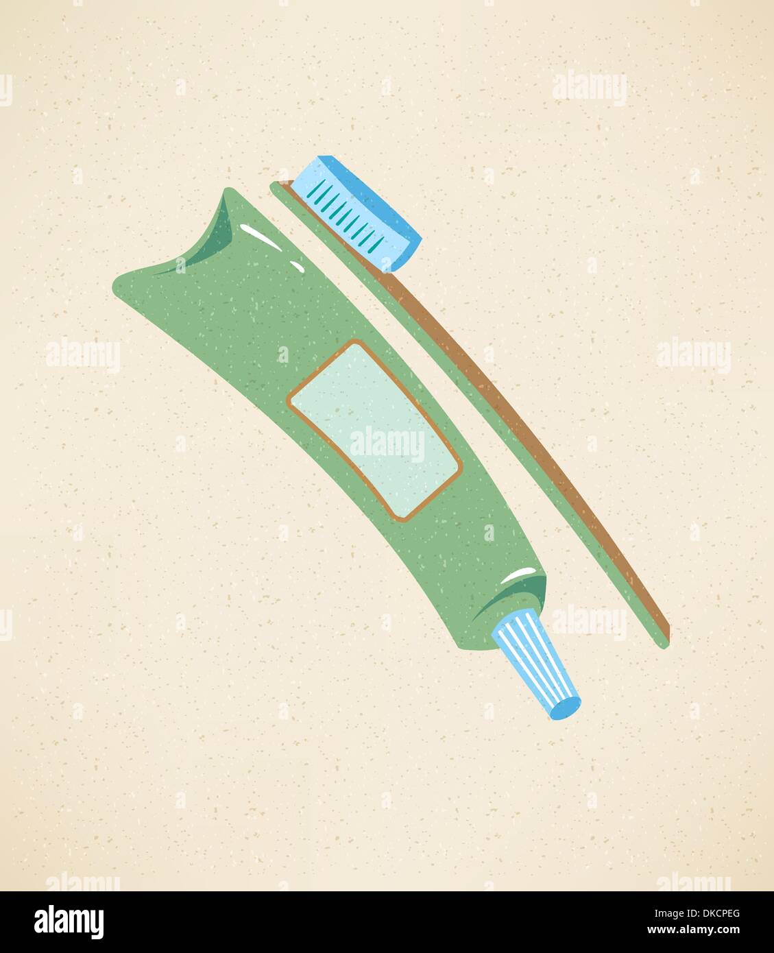 Toothpaste And Toothbrush Icon Stock Vector Image & Art - Alamy