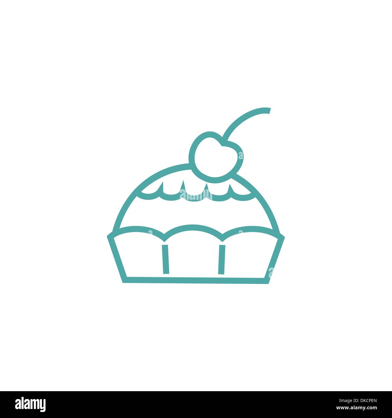 Food image of cherry pie Stock Vector Images - Alamy