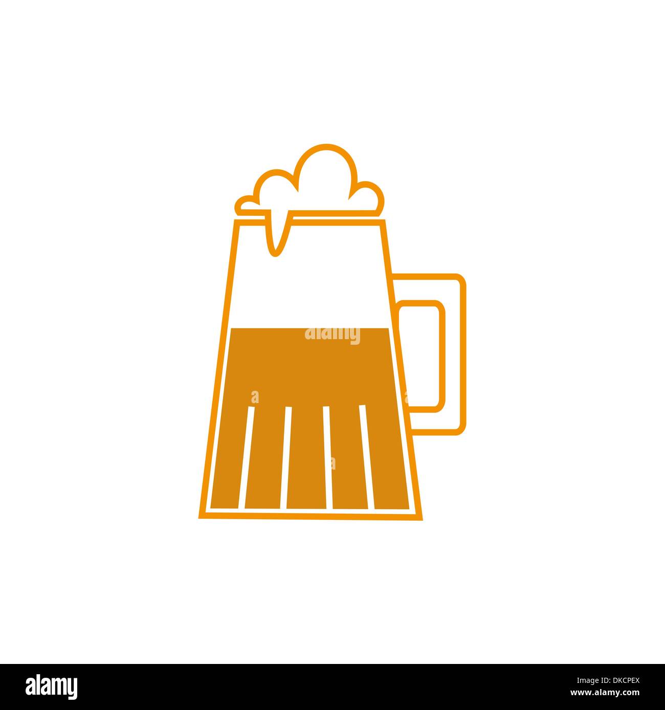 Draught beer sign Stock Vector Images - Alamy