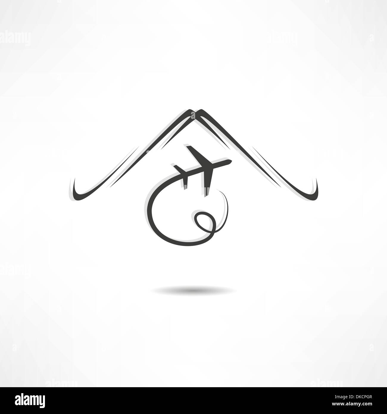 Aeroplane wing Stock Vector Images - Alamy