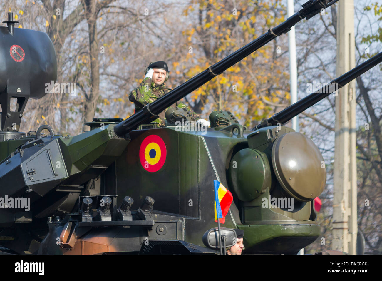 GEPARD anti-aircraft tank - December 1st, Parade on Romania's National ...