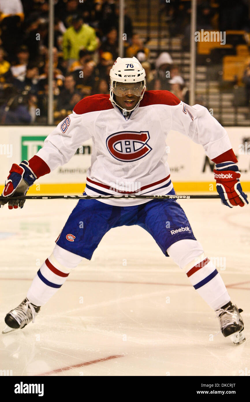 Oct. 27, 2011 - Boston, Massachusetts, U.S - Montreal Canadiens ...