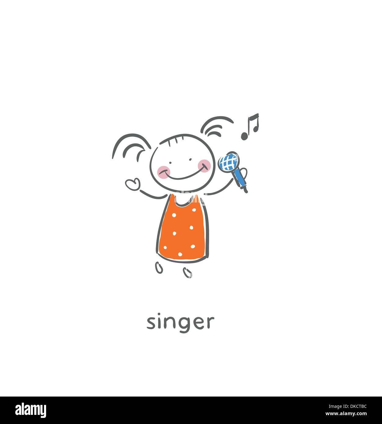 Pop singer female Cut Out Stock Images & Pictures - Alamy