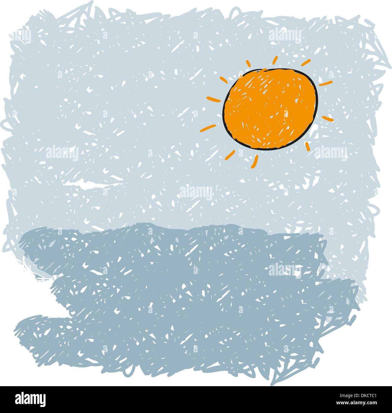 Sun light blue waves Cut Out Stock Images & Pictures - Alamy