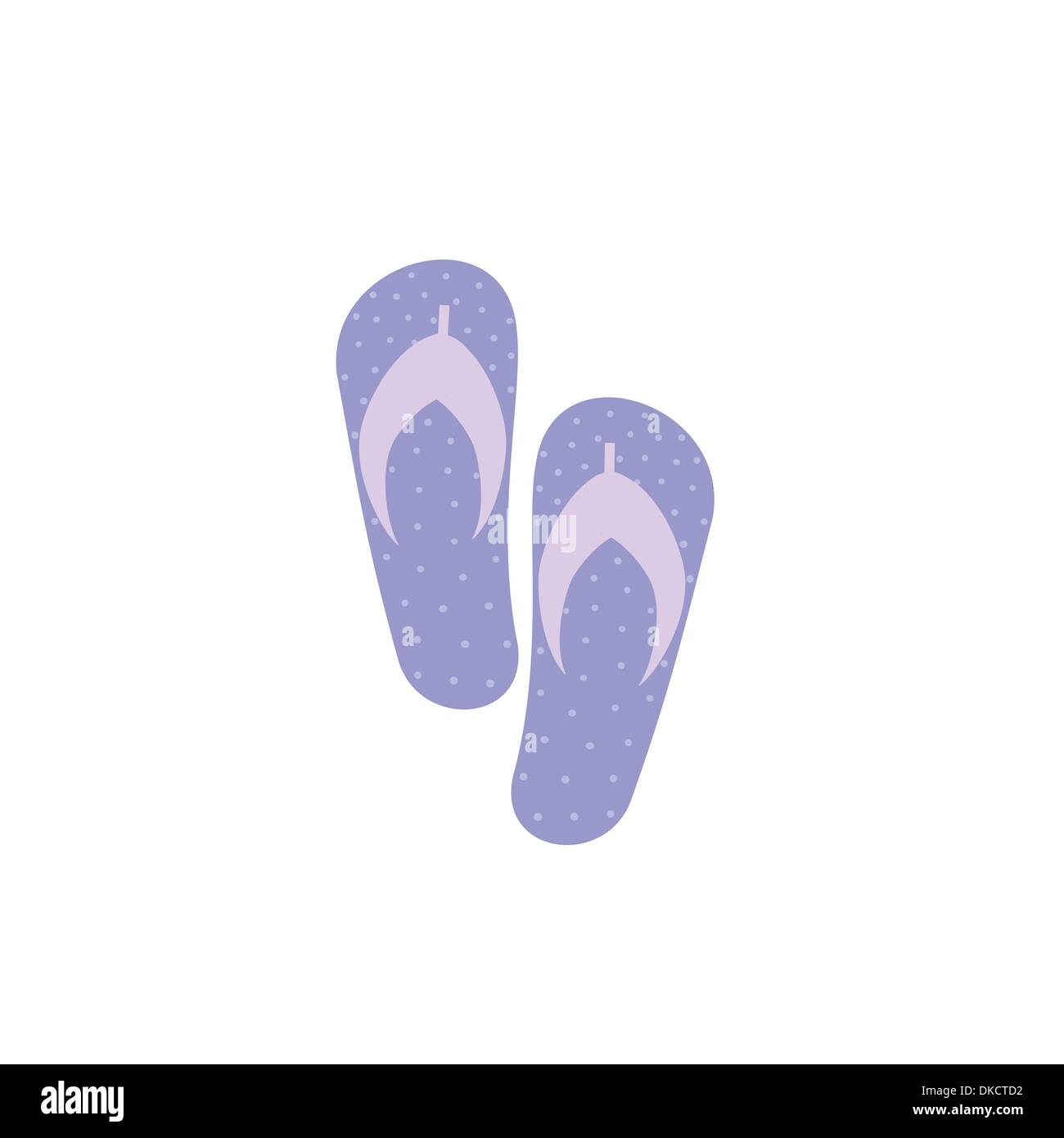 Rubber thong slippers Stock Vector Images - Alamy