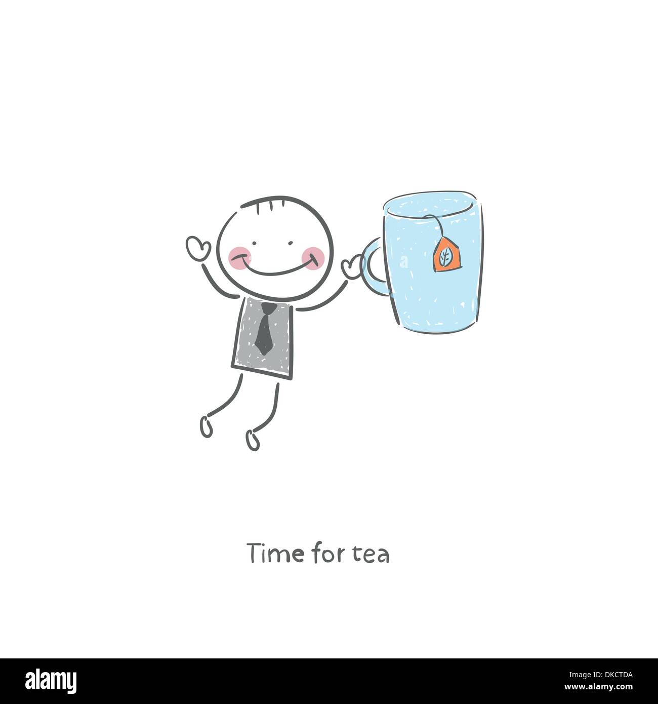 Time for tea. Illustration Stock Vector Image & Art - Alamy