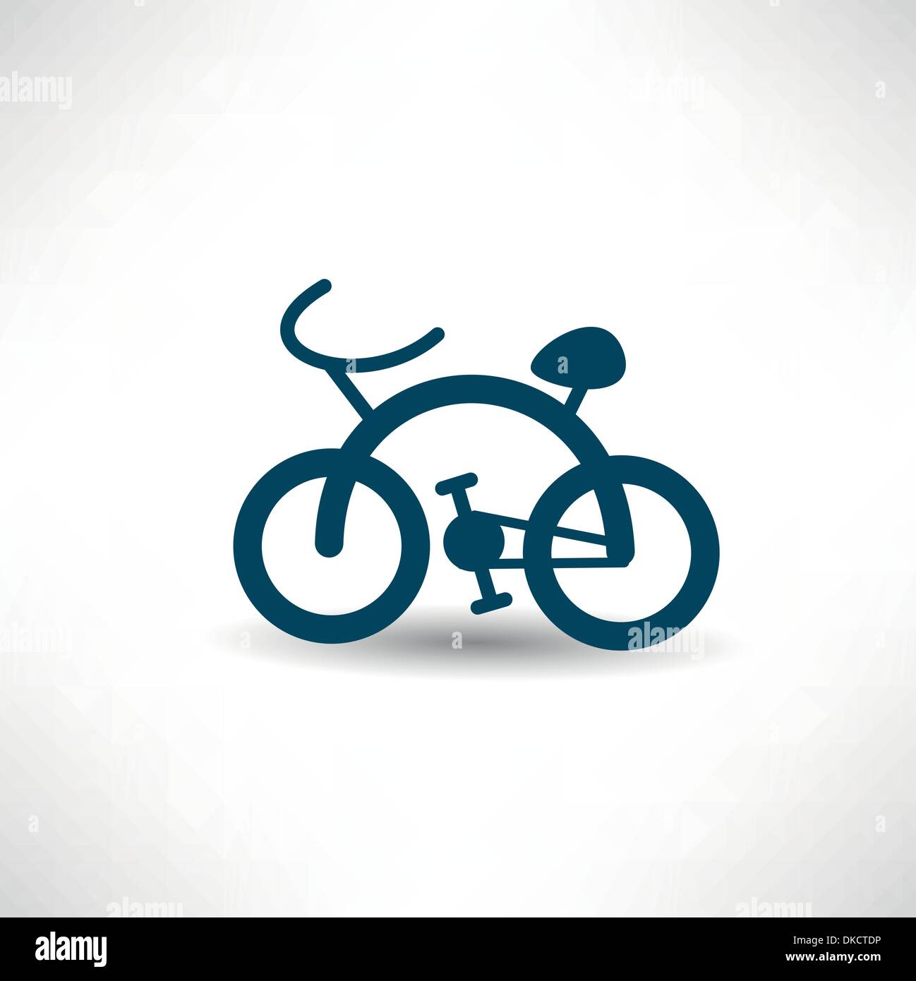 Antique bicycle isolated icon Stock Vector Images - Alamy