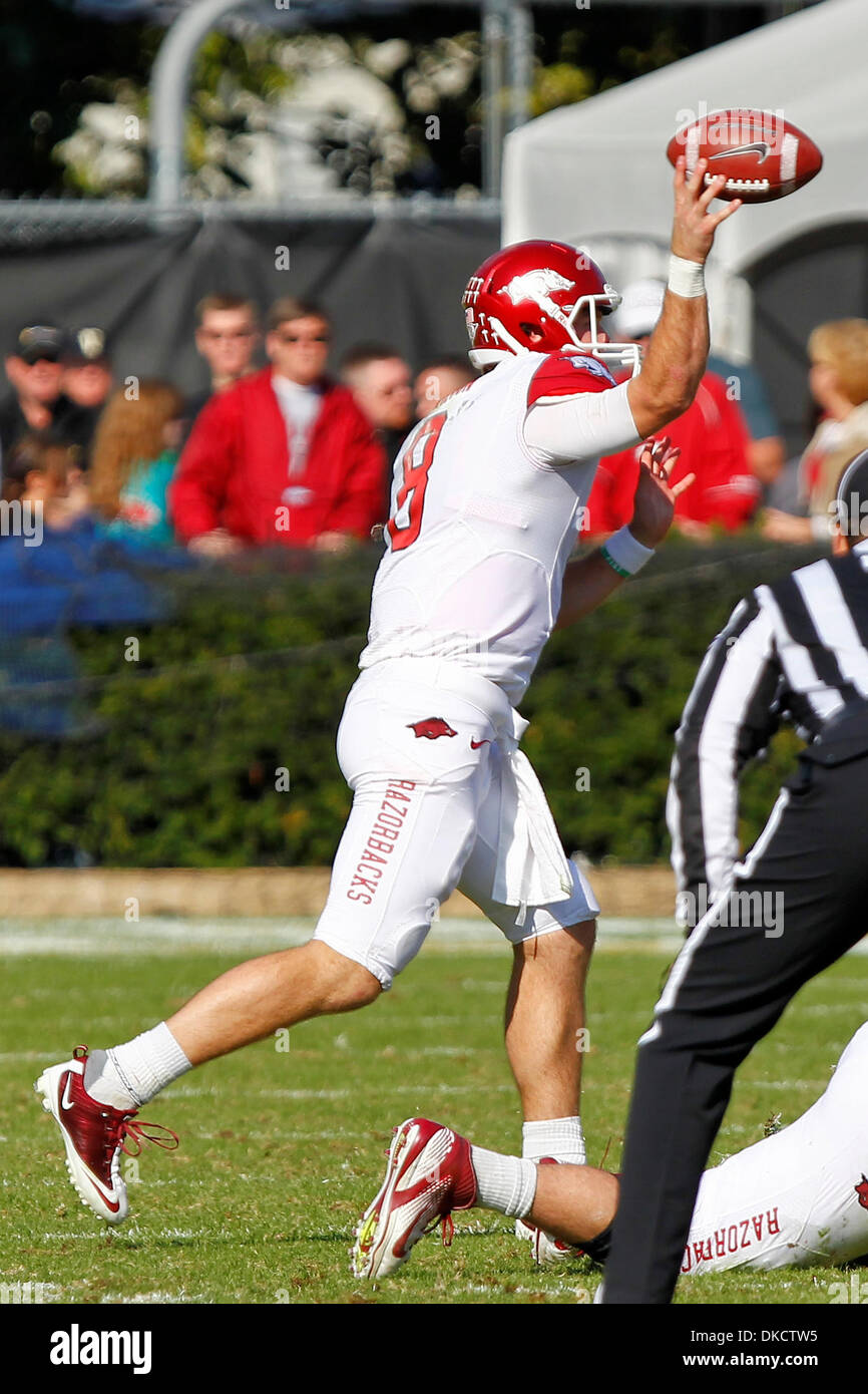 Oct. 29, 2011 - Nashville, Tennessee, U.S - Arkansas Razorbacks ...